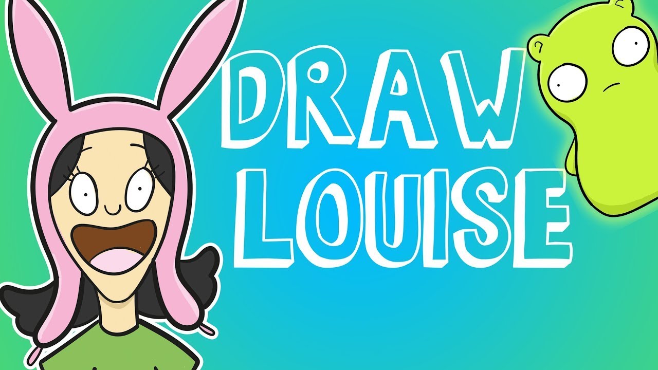 How to Draw Louise from Bobs Burgers Movie! - YouTube