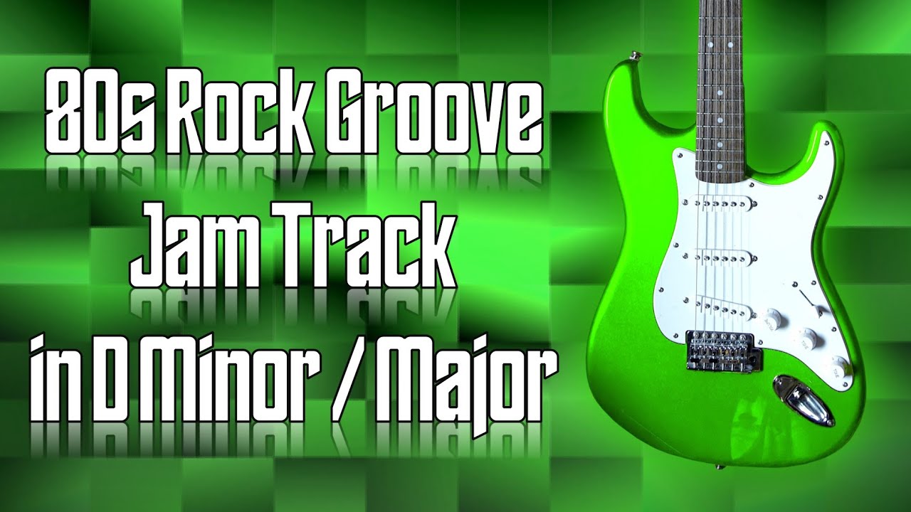80s Rock Groove Jam Track in D Minor / Major 🎸 Monthly Roundup Time ...