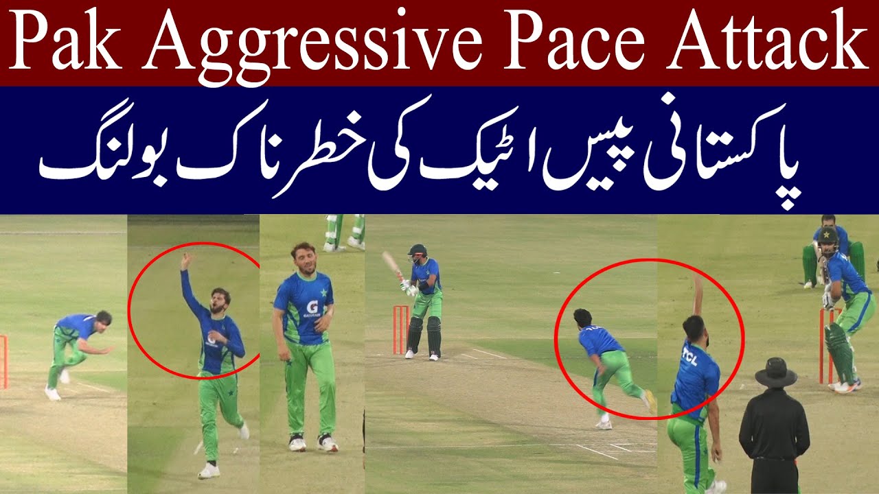 Pakistan Pace Attack Aggressive Bowling | who will dare to face this ...