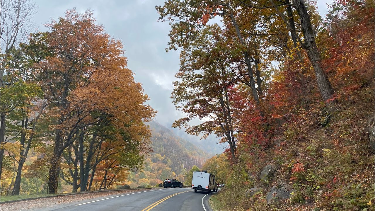 Our drive across Newfound Gap Road to see the colorful leaves in the ...