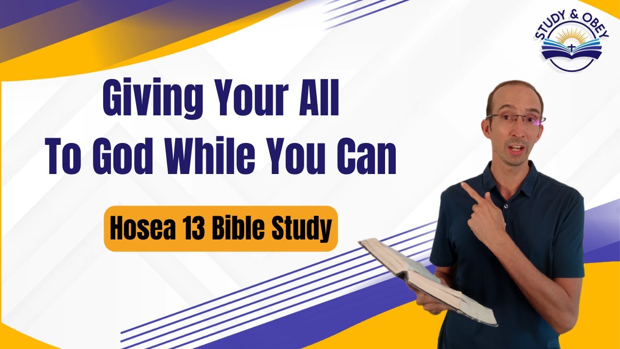 Hosea 13 Bible Study - The Morning Dew And The Chaff That Swirls - YouTube