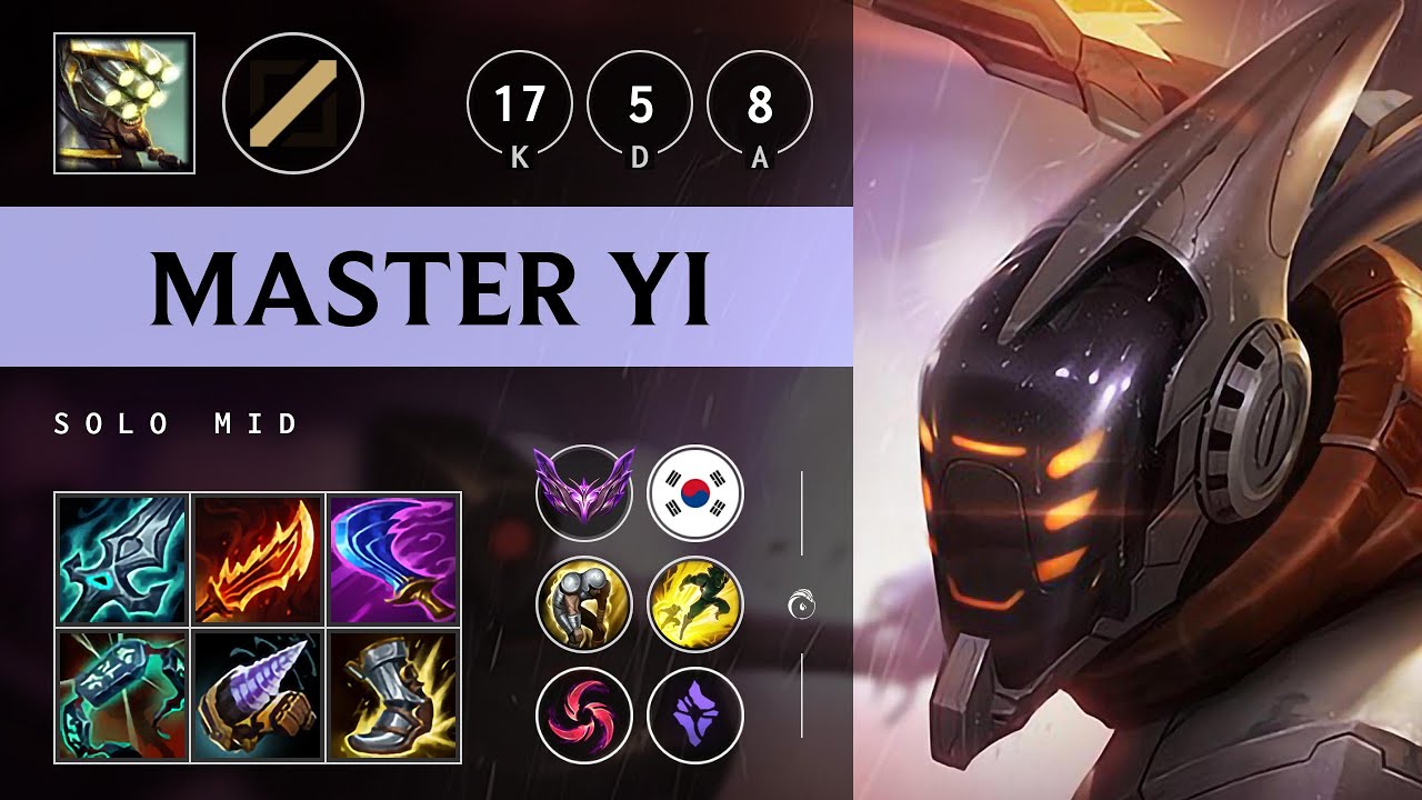 Master Yi Mid vs Viktor: Triple Kill, Dominating - KR Master Patch 14. ...