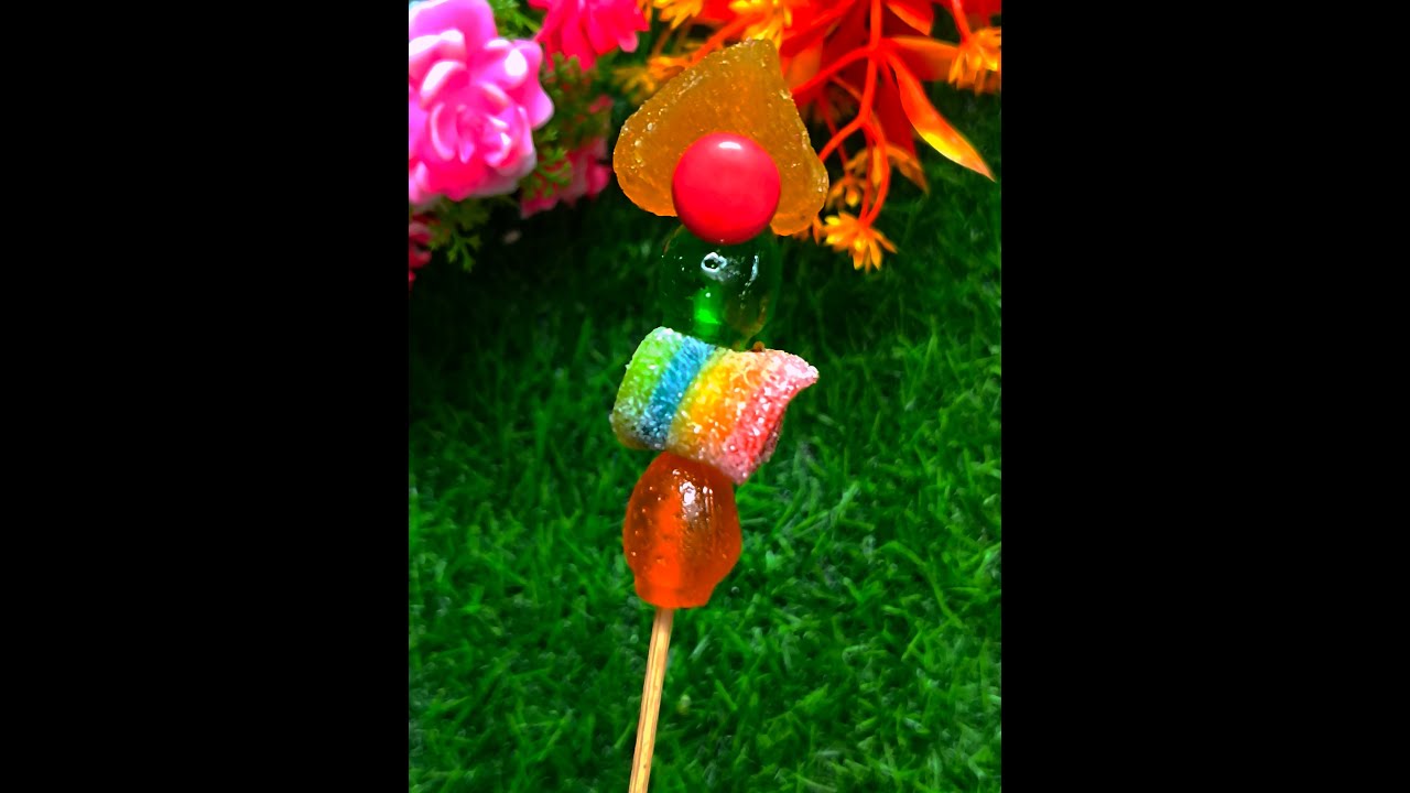 Red chilli candy with lots of gems popsicl candy🍭🍡🍫🫕 - YouTube