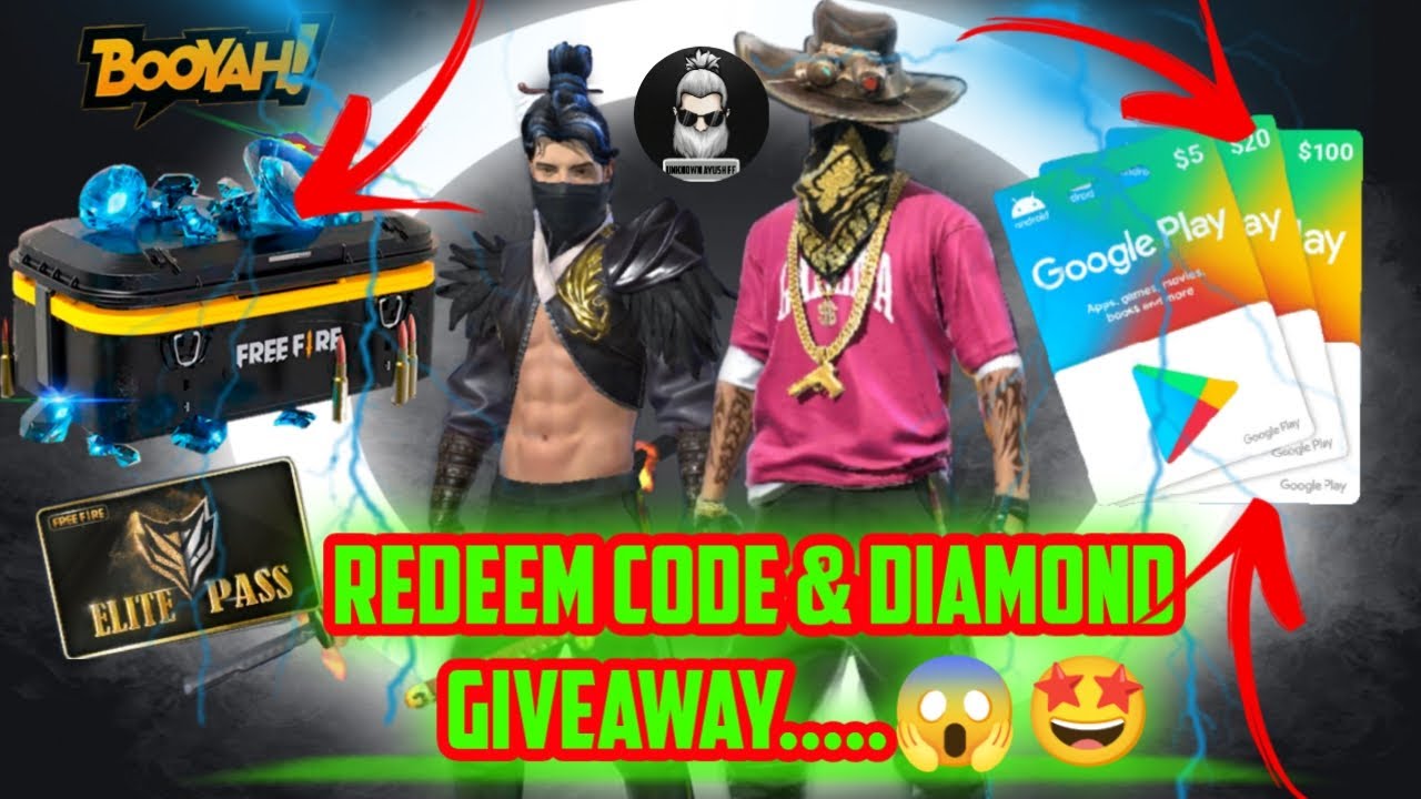 DIAMOND & REDEEM CODE GIVEAWAY Live Come And Win Prices...🤩🤩😱😱😱😱 ...