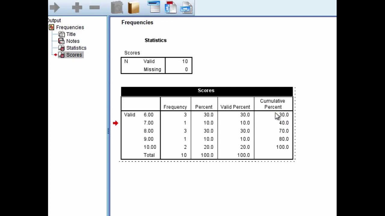 006 How to Create a Frequency Distribution Table in SPSS - YouTube