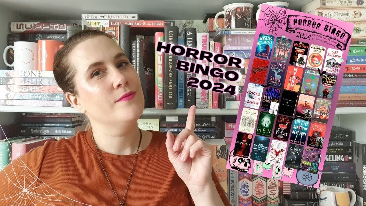 Horror Bingo TBR | Reading horror for a year long readathon - YouTube