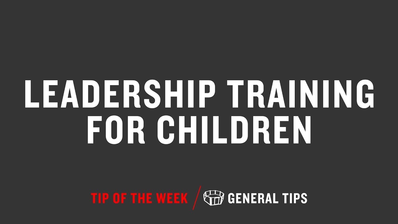 Leadership Training For Children - YouTube
