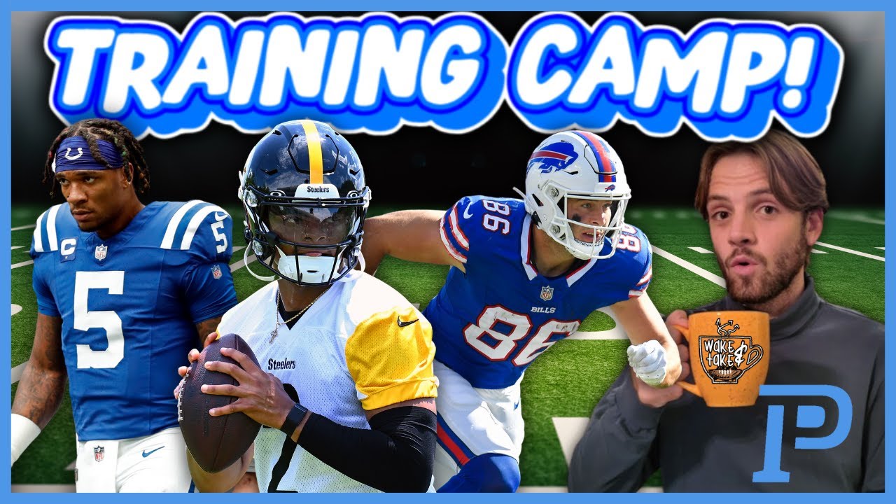 NFL TRAINING CAMP BUZZ! Justin Fields Mania, Anthony Richardson Usage ...