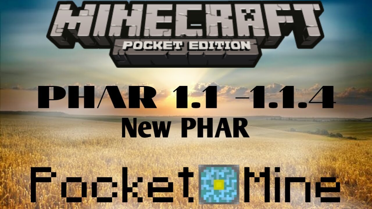 Pocketmine Plugin | Phar 1.1 - 1.1.4 New | PHP7 | Tutorial - YouTube