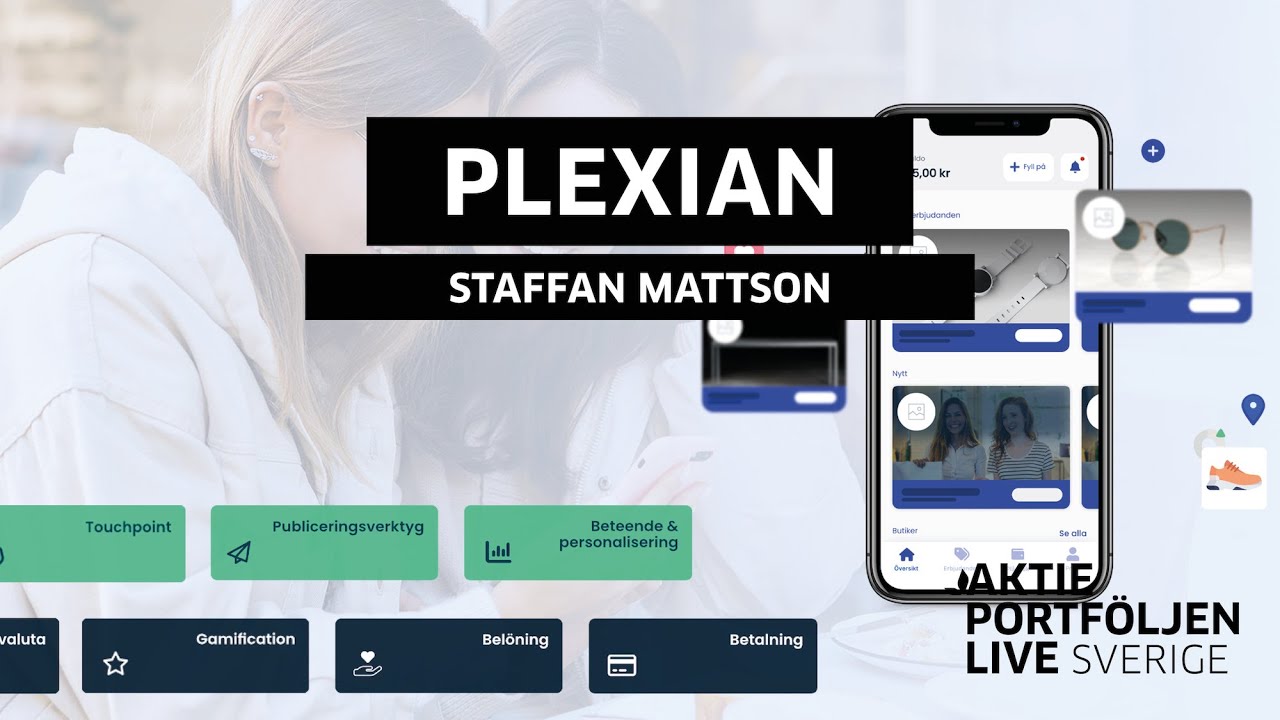 Plexian hos Aktieportföljen Live - YouTube