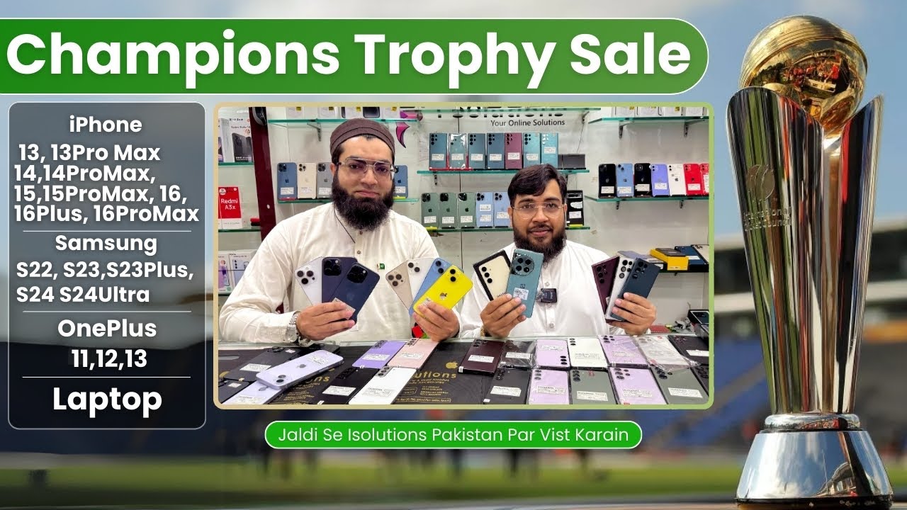 🏆 Champions Trophy Mega Sale – iPhone 13, 14, 14ProMax, 15, 16Plus ...
