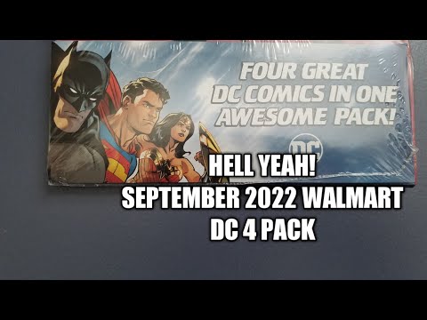 New Walmart DC Comics 4 Pack! - YouTube