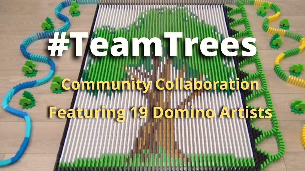 #TeamTrees collaboration with 19 different builders - YouTube