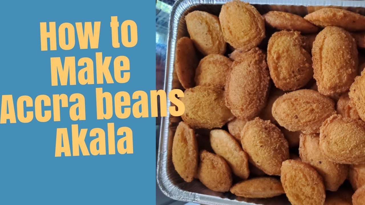 How to make cameroon Accra beans (Akala) - YouTube