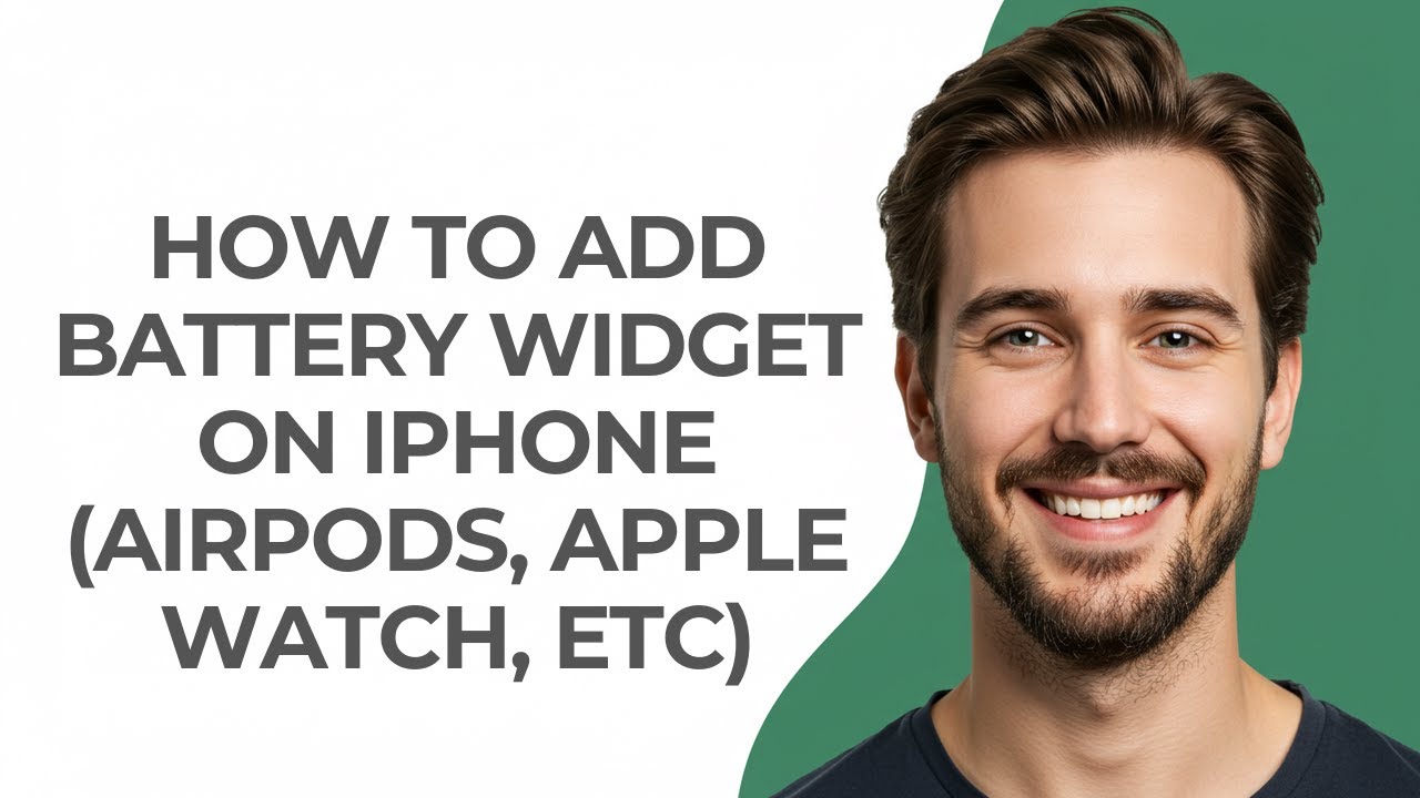 How To Add Battery Widget On iPhone (AirPods, Apple Watch, Etc) - GUIDE ...