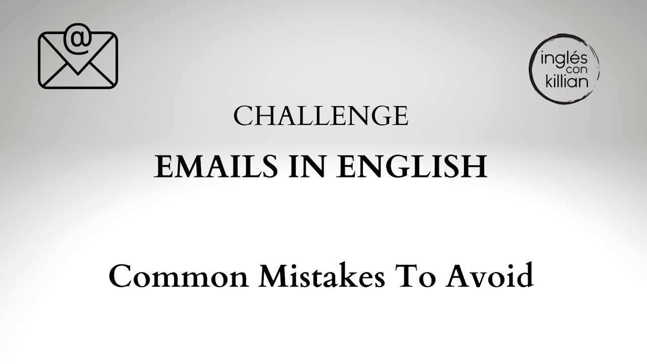 Emails in English - The Most Common Mistakes - YouTube