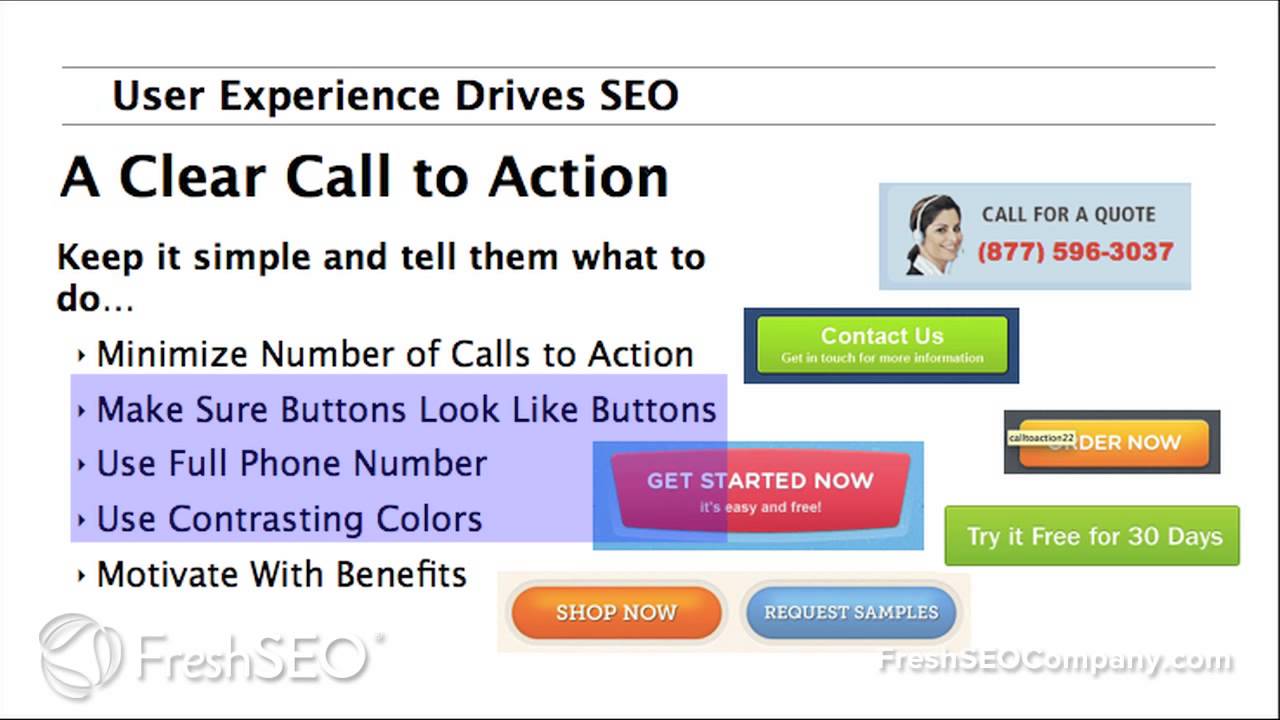 Conversion Rate Optimization | Creating A Clear Call to Action - YouTube