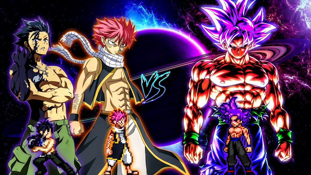 Gray OP (New) & Natsu OP (all form) VS Goku 1000 Yr Old OP (all form ...