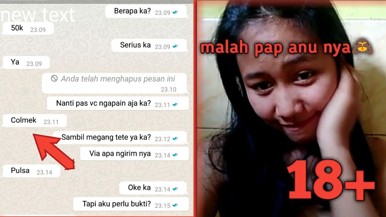 Prank Cewe bokingan ,vcs bayar Pake pulsa pap anu nya sampe vcs Bu9iL - YouTube