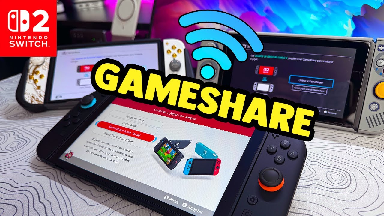 Como Funciona GameShare en Nintendo Switch 2 - YouTube