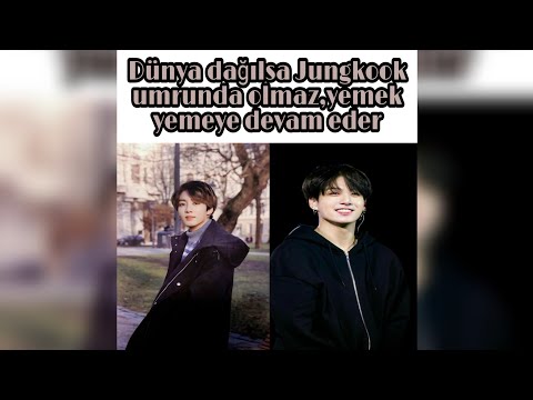 Her koşulda yemek yiyen Jungkook😂
