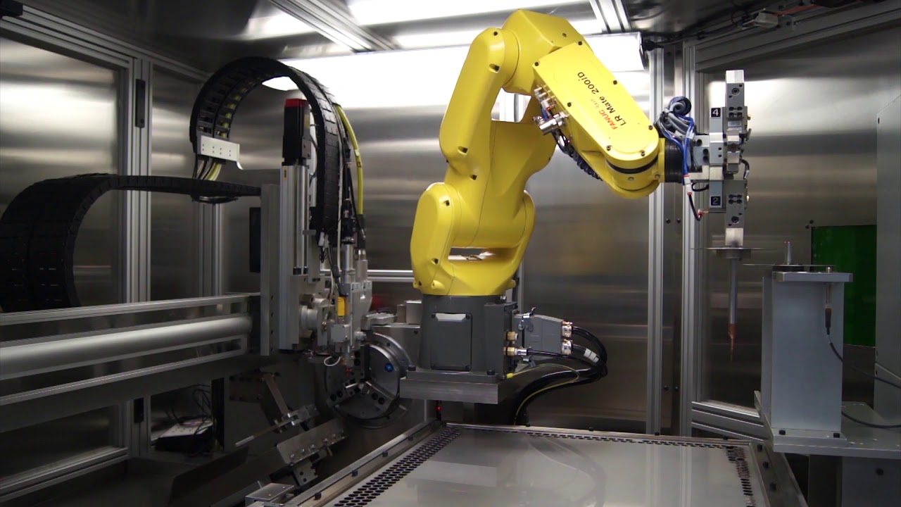 Combined Laser Linear Sheet and Rotary Tube Cutting System - YouTube