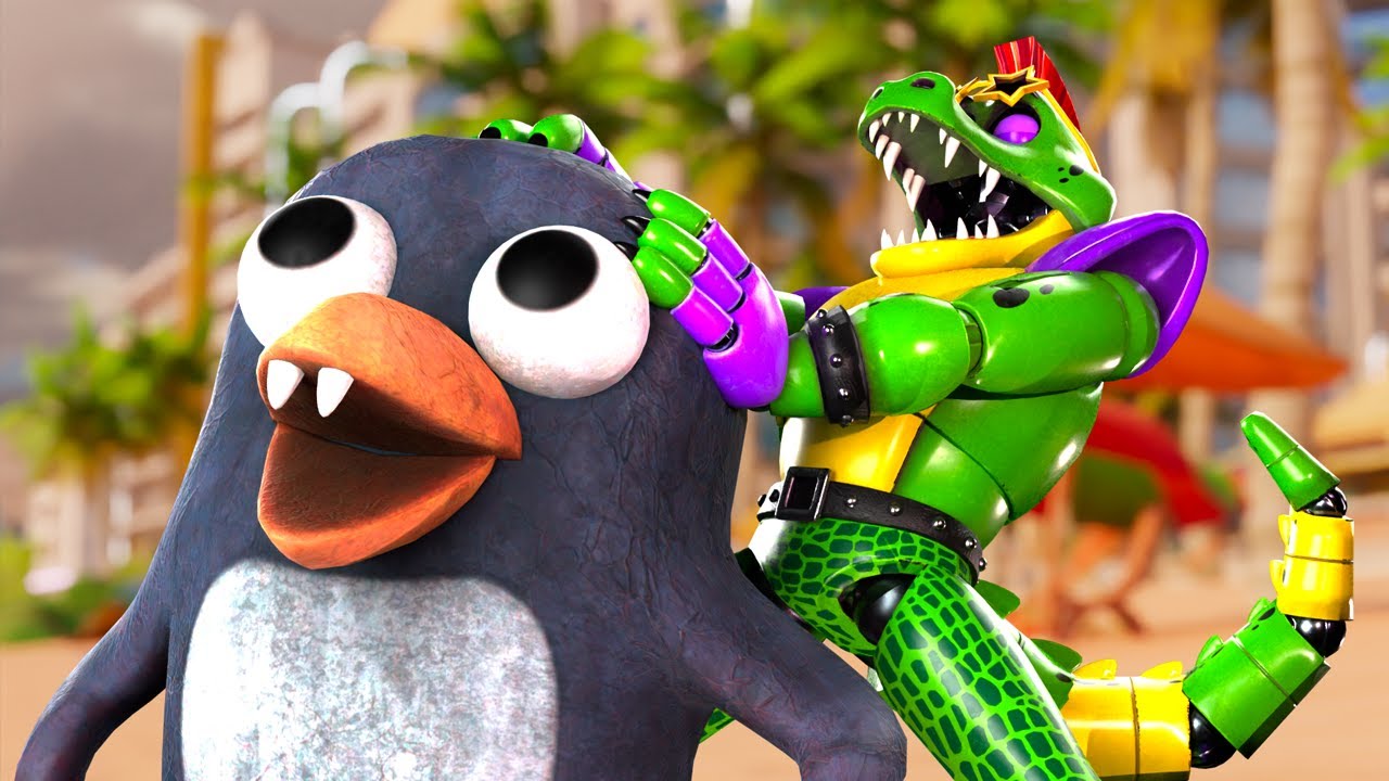 Montgomery Gator vs Penguin Portelli (Garten of Banban Chapter 4 ...