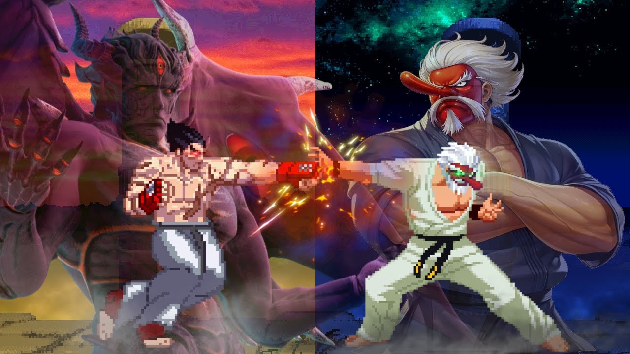 Kazuya Mishima vs Mr.Karate ft. Serious Mr.Karate l Tekken X Art of ...