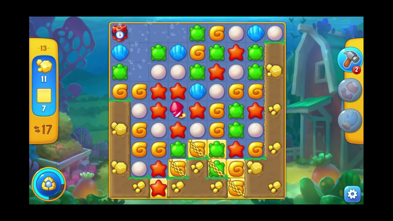 Fishdom Level 13 Completed Gameplay Walkthrough - YouTube