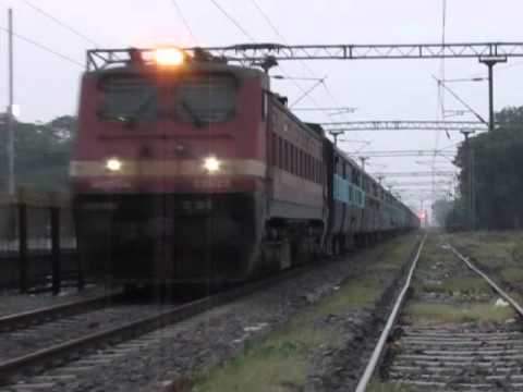 Awesome Music by 13006 HWH-ASR Mail hitting 110kmph with WAP4_HWH - YouTube