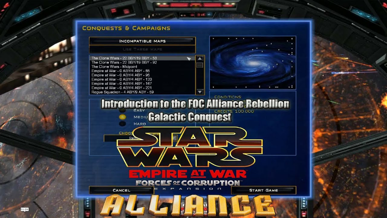 Galactic Conquest Guide - Star Wars - Empire at War - FOC Alliance ...