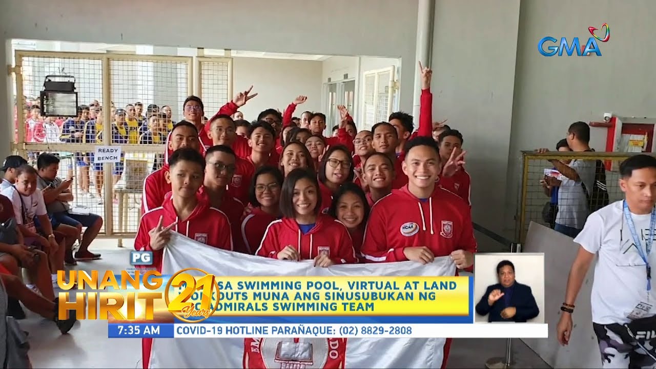 Unang Hirit: EAC Admirals Swimming Team, iba-iba ang training para sa ...