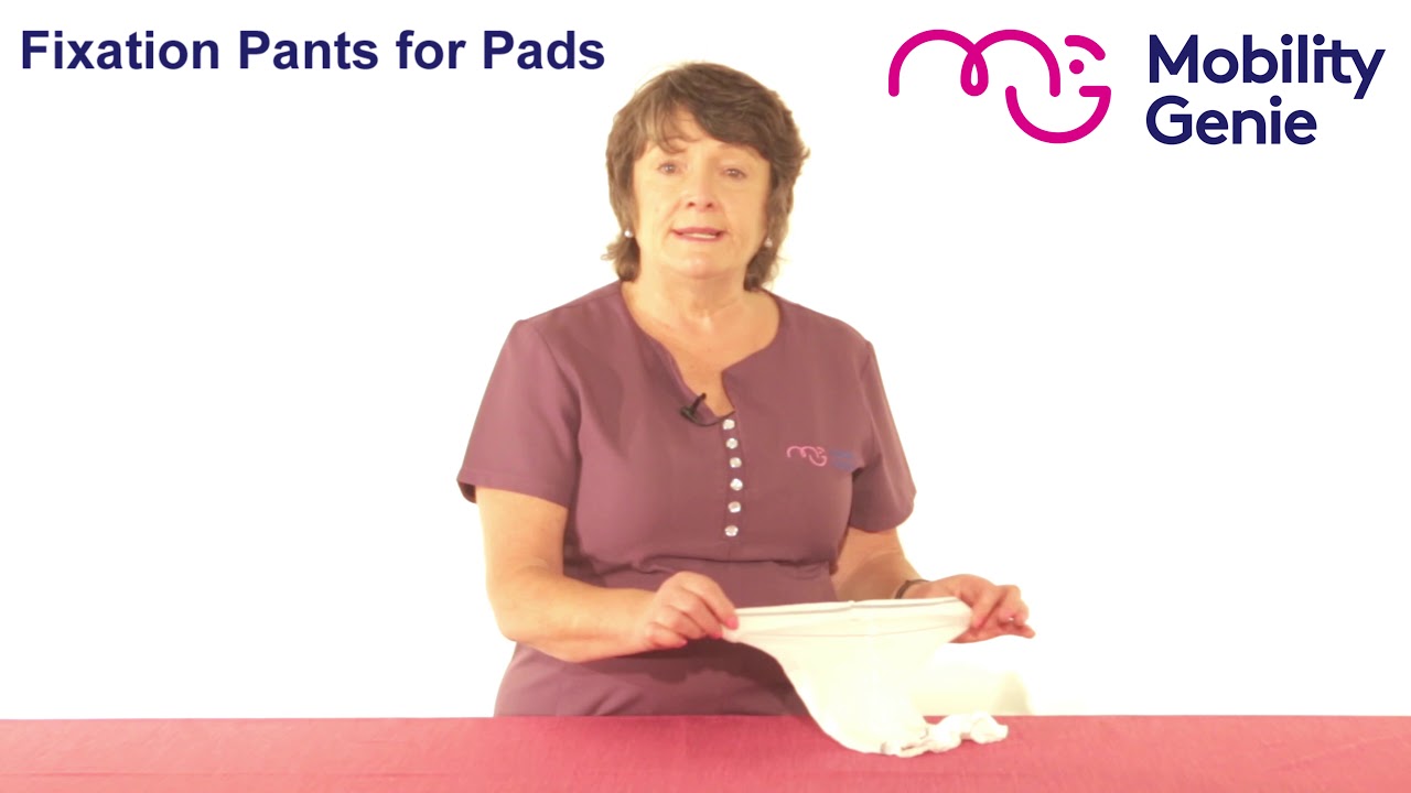 Fixation Pants for Pads | Mobility Genie - YouTube