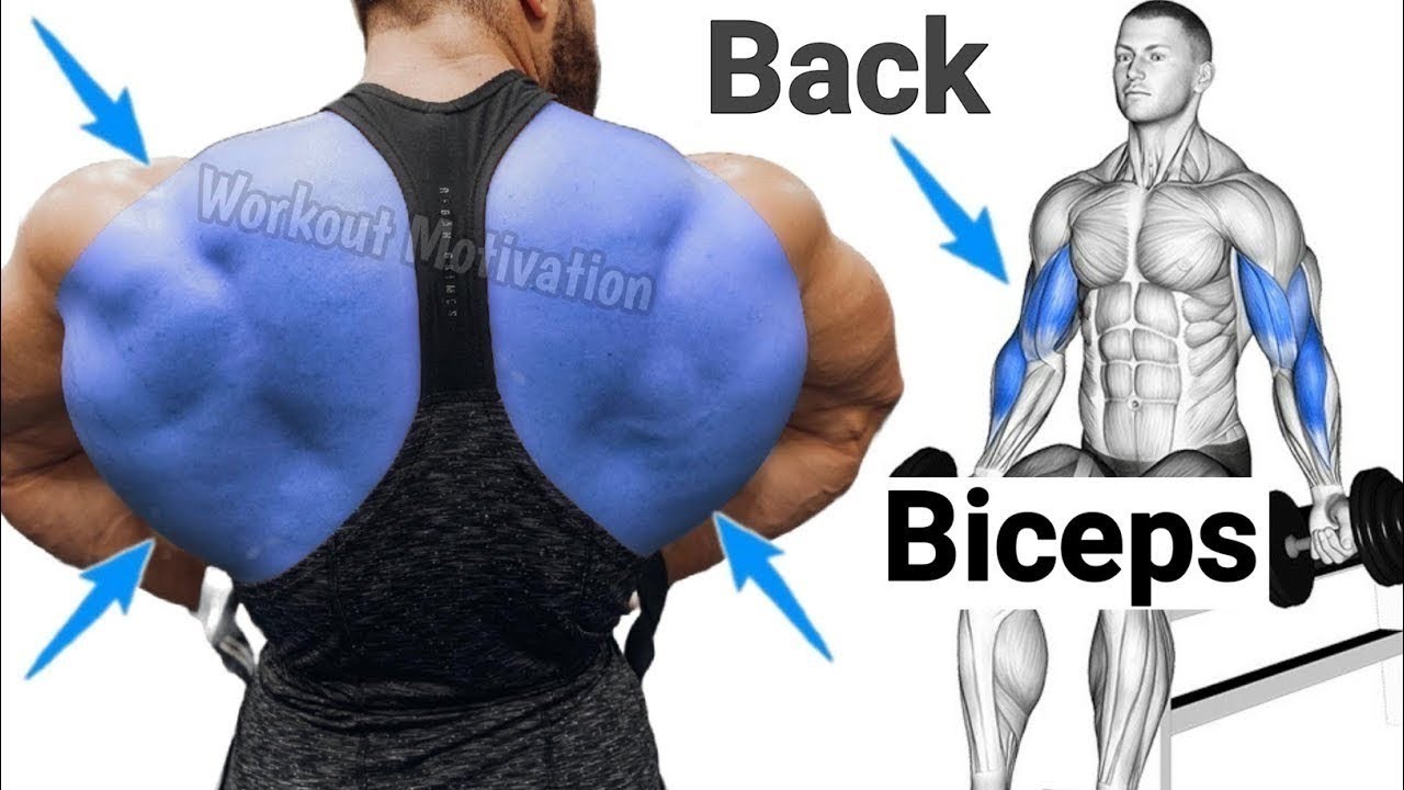 6 Perfect Back And Bicep Workout for Growth - Workout Motivation - YouTube