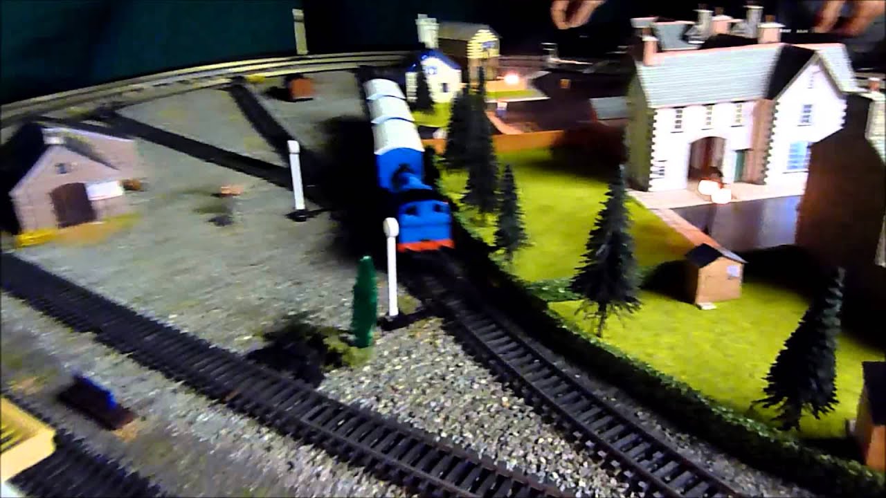 Hornby Track Layout With The Caledonian Local Train - YouTube