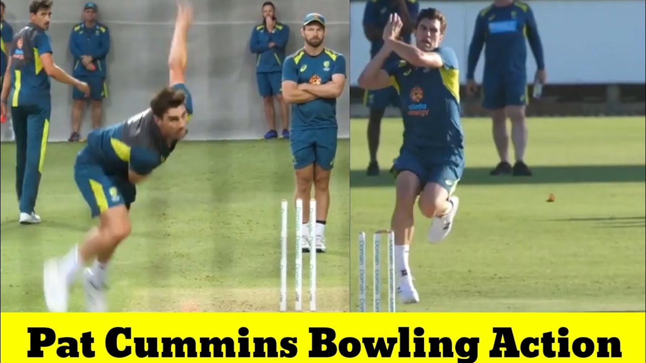 Pat Cummins Bowling Action - YouTube