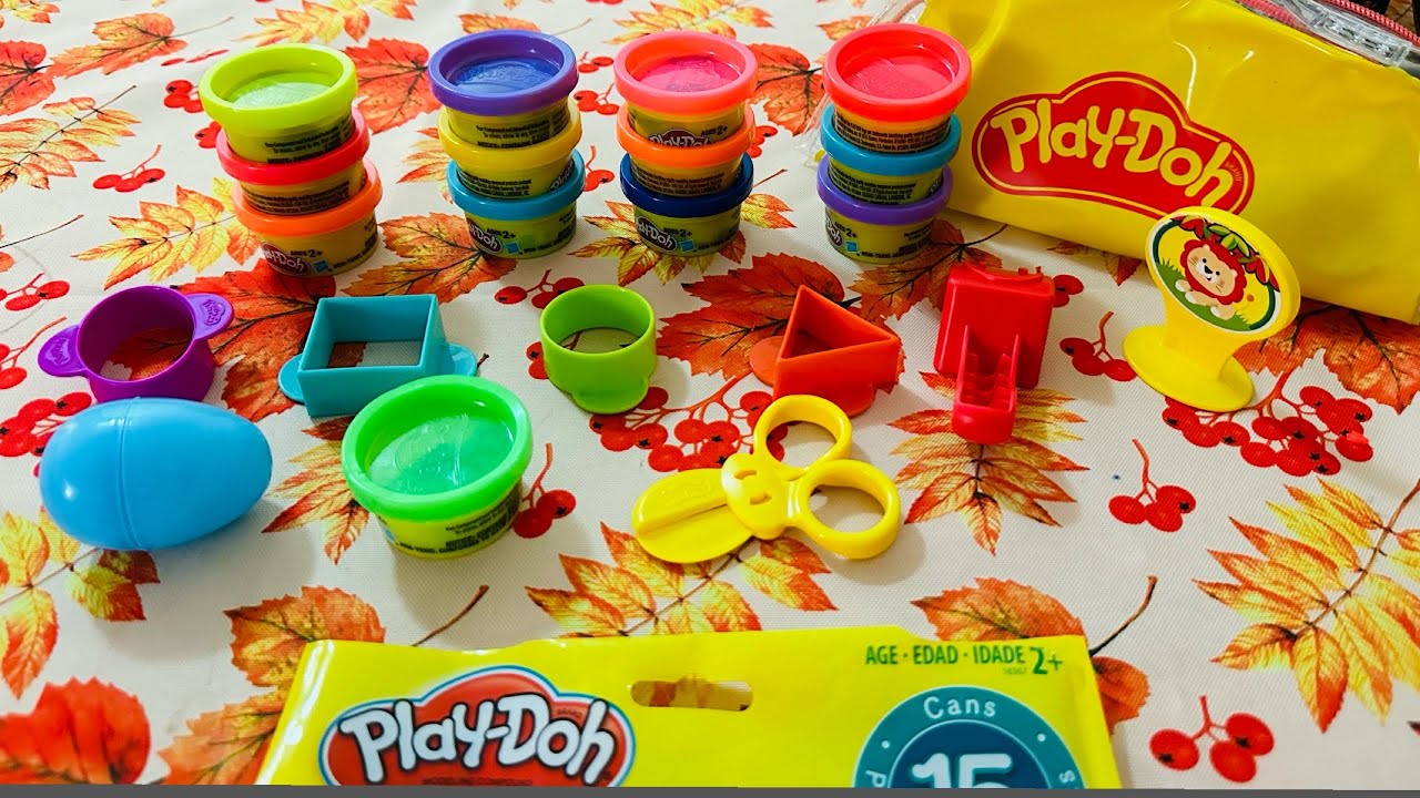 play dough videos for toddler || making shapes with play dough || pizza ...