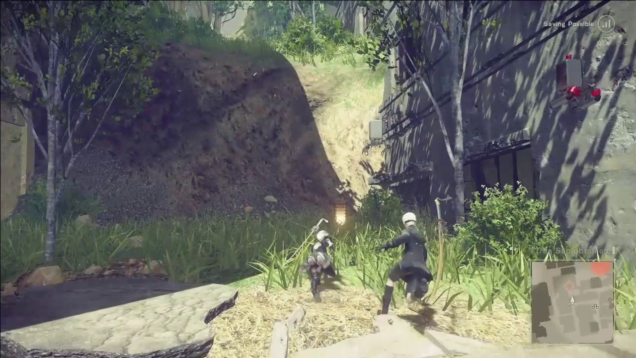 NieR:Automata - Explore City Ruins, Pt. 2 (End); To the Desert - YouTube