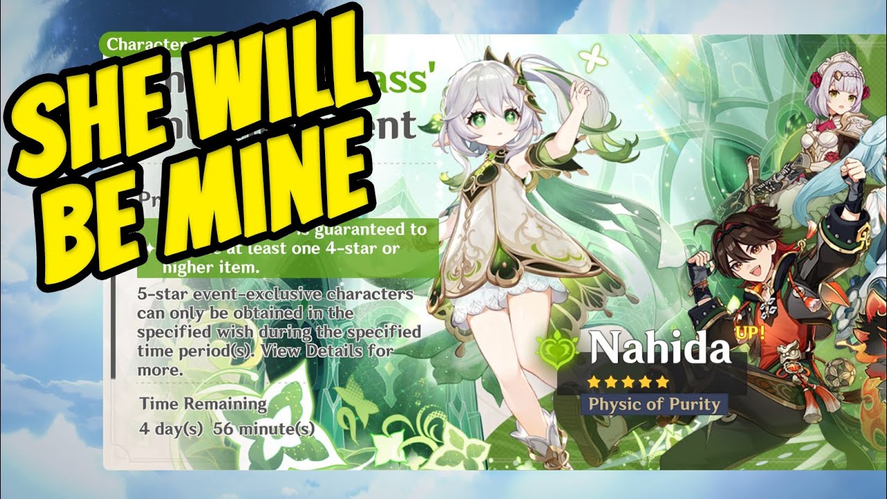 TODAY WE PULL NAHIDA and Doing Chapter 3 | Genshin Impact BLIND ...