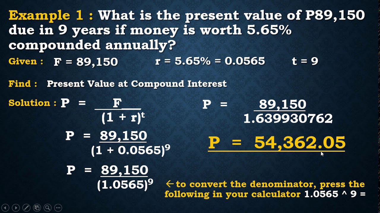 G11 GENERAL MATHEMATICS QUARTER 2 PRESENT VALUE AT COMPOUND INTEREST ...