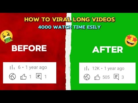 How to viral long videos | 4000 watch time easily • Grow Bitz • - YouTube