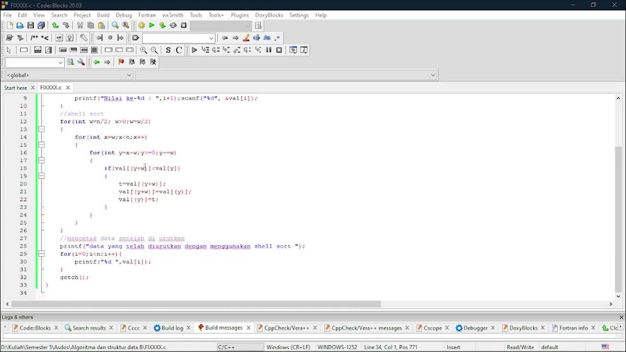 Algoritma Sorting - Shell Sort - YouTube