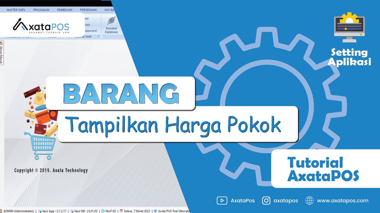 TAMPILKAN HARGA POKOK DONE - Tutorial AxataPOS (Setting Aplikasi) - YouTube