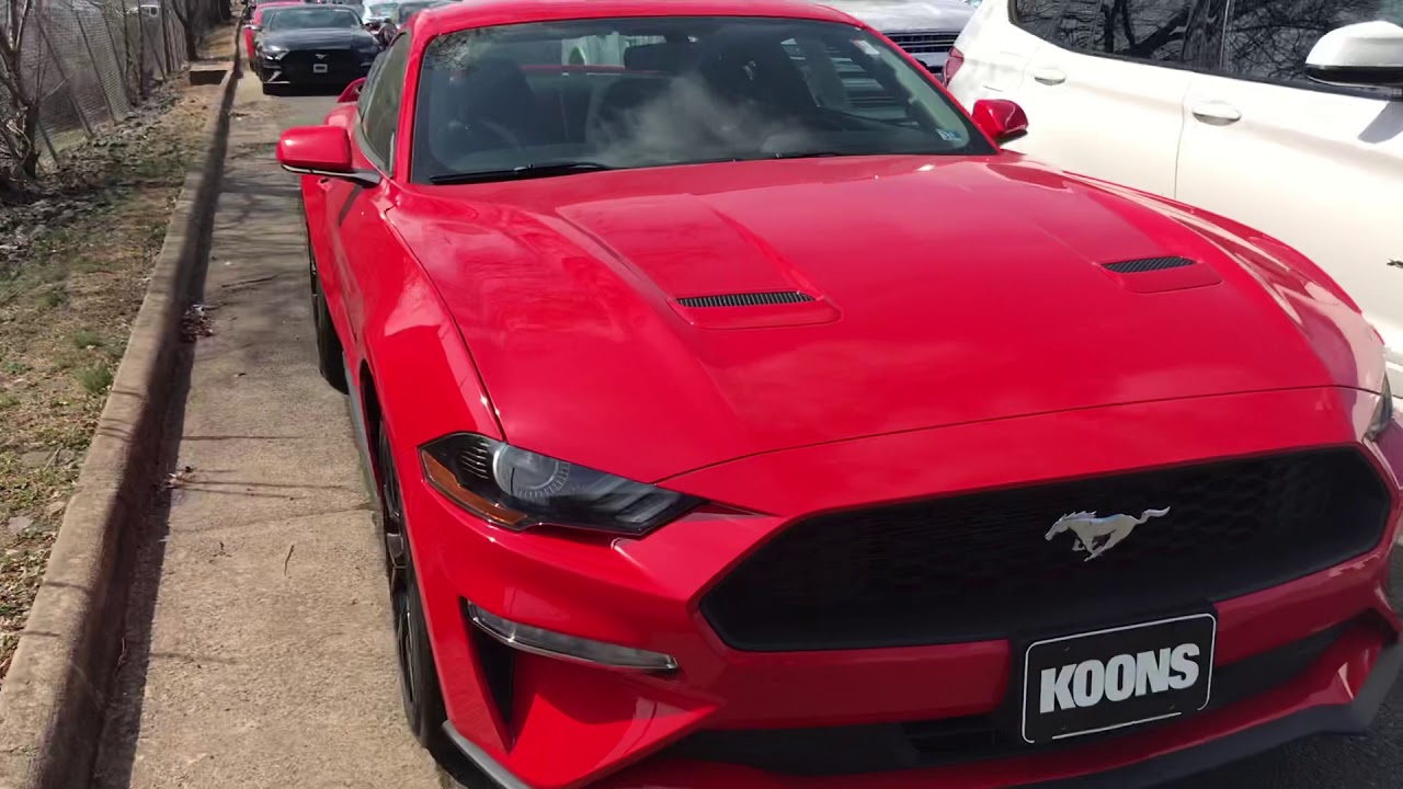 Ford Mustang Ecoboost Race Red - YouTube