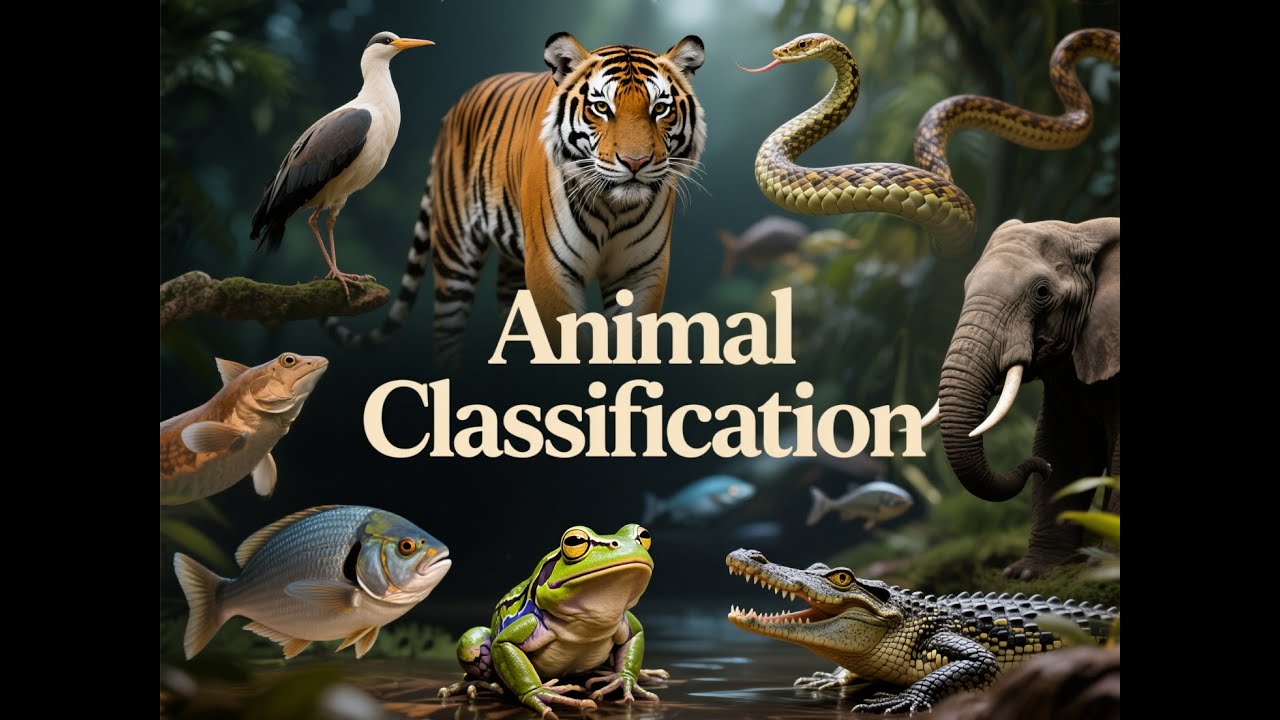 Animal Classification | Major Groups of Animals | How to Classify Animals #animalclassification ...
