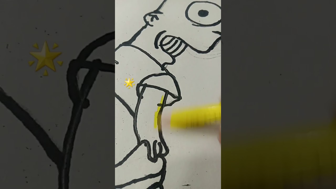 drawing Bart Simpson pulling down his pants # the Simpsons #drawing ...