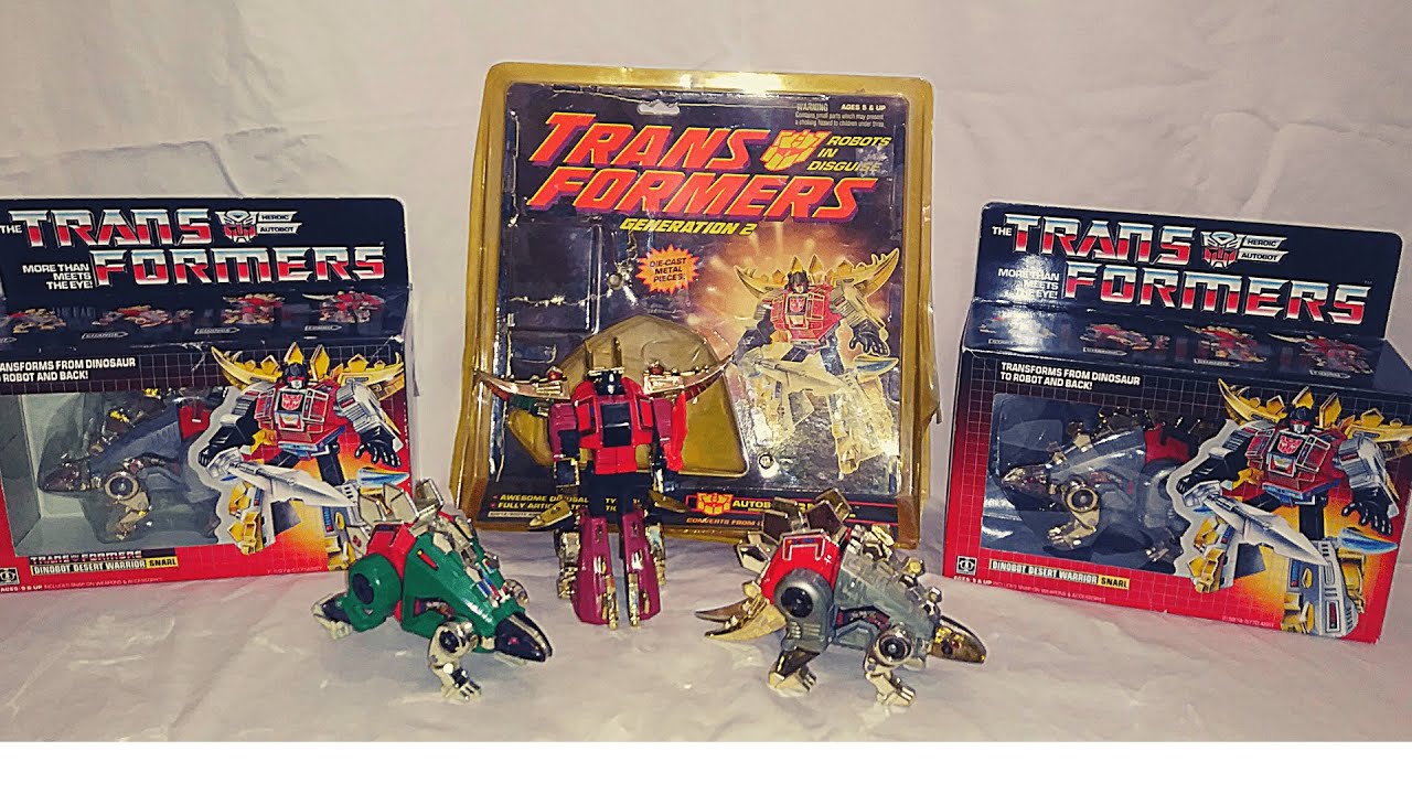 Transformers G2 Dinobot Snarl unboxing and review mib. - YouTube