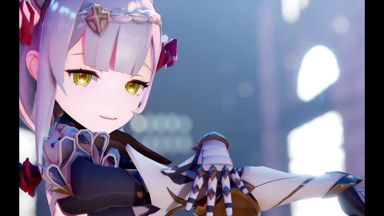 【Genshin Impact MMD/4K/60FPS】Noelle【Cynical Night Plan】 - YouTube