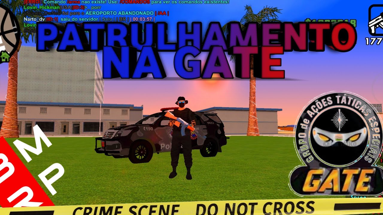 PATRULHAMENTO NA GATE - GTA SAMP BMRP - YouTube