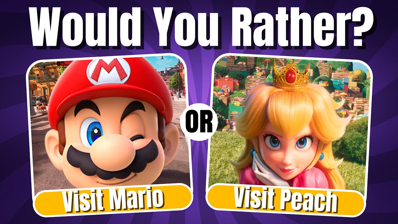 Would You Rather...? Super Mario Bros. Movie 🍄🎮 | SUPER MARIO QUIZ ...